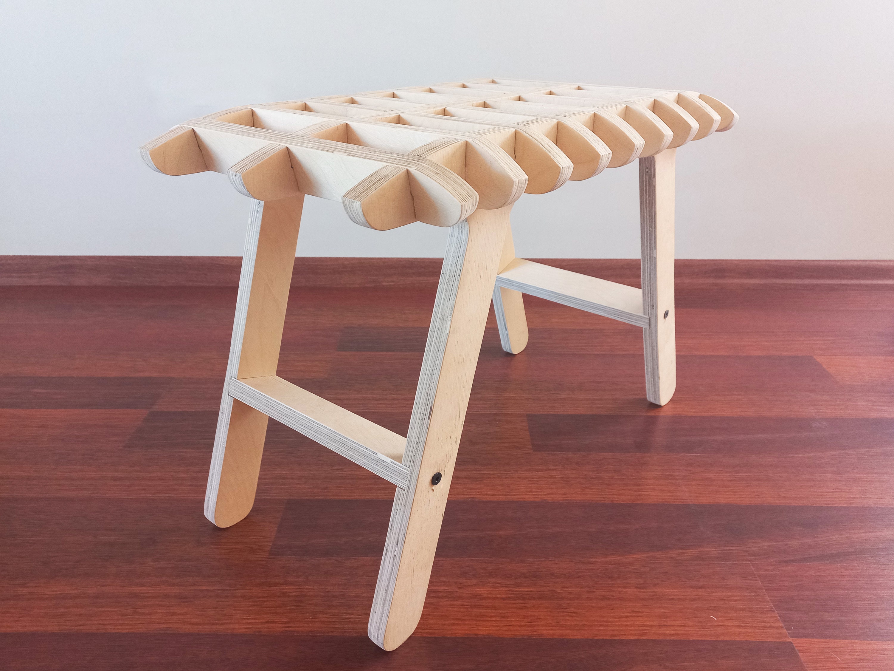 KNIT BENCH Mid-century Piano Stool Entryway Bench - Etsy