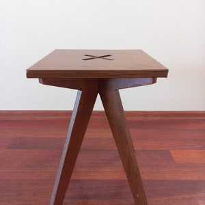 CROSS Stool | Decor Side Table | Wooden Stool | Wood Plant Sool ...
