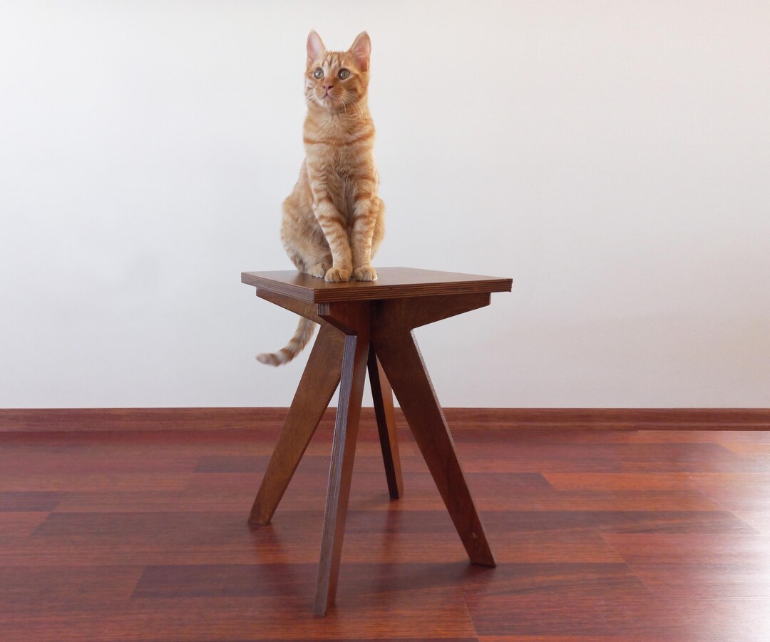 CROSS-B Stool | Plant Stand | CUSTOMIZABLE | Midcentury Modern - Etsy