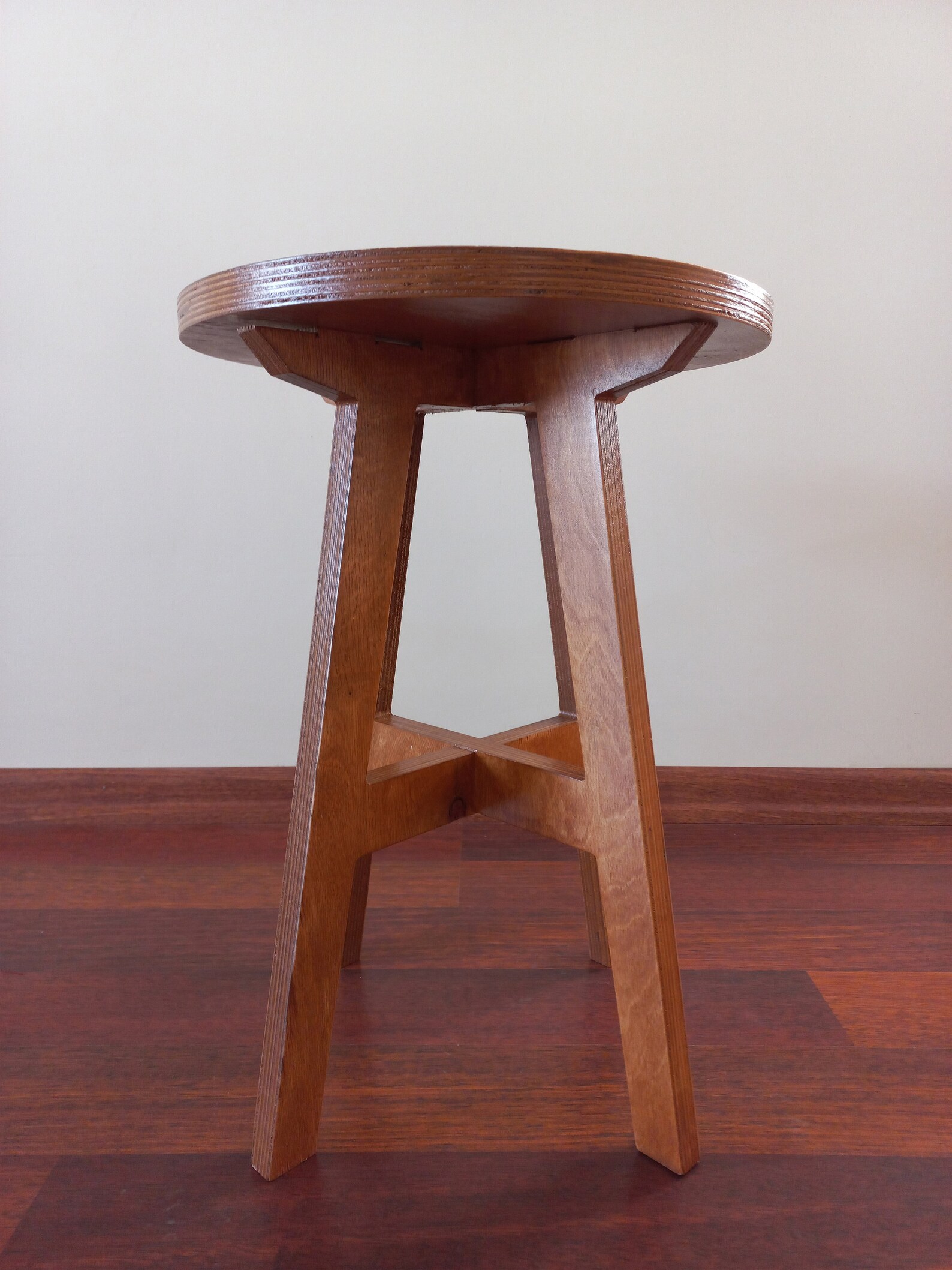 Ottoman Stool Decor Side Table Wooden Stool Wood Plant - Etsy