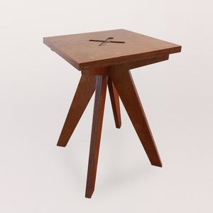 CROSS Stool | Decor Side Table | Wooden Stool | Wood Plant Sool ...