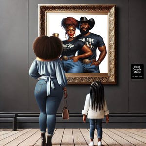 African American Cowboy & Cowgirl Clipart PNG, Black Country Western ...