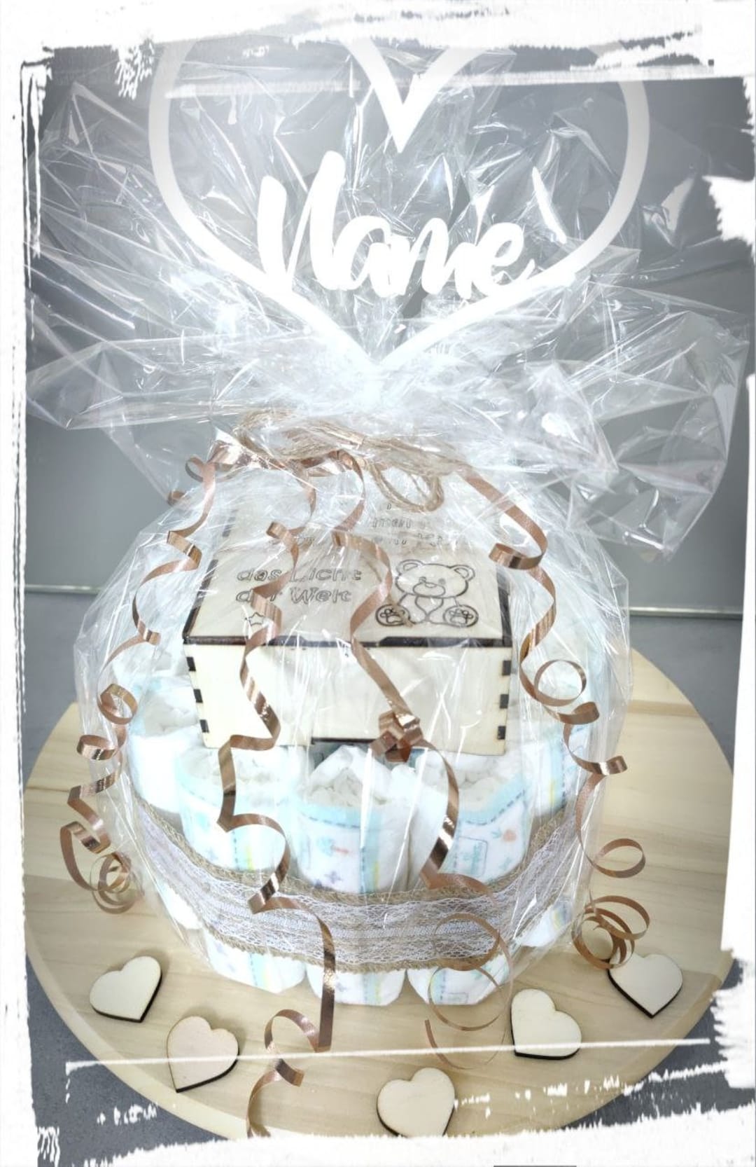 Windeltorte, Pamperstorte, Geschenk zur Geburt - Etsy.de