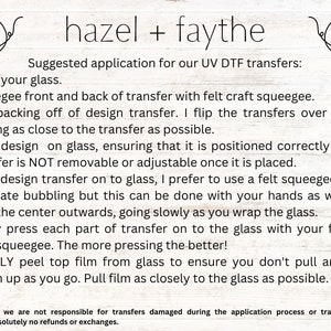 Heart Outline UV DTF Cup Wrap for Glass Can, Ready to Apply and Ready ...