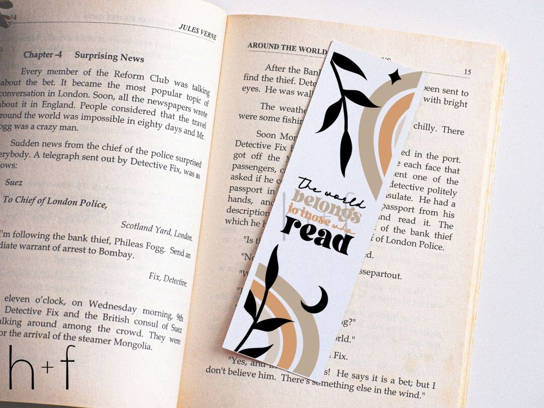 The World Belongs to Those Who Read UV DTF Bookmark Transfer for ...