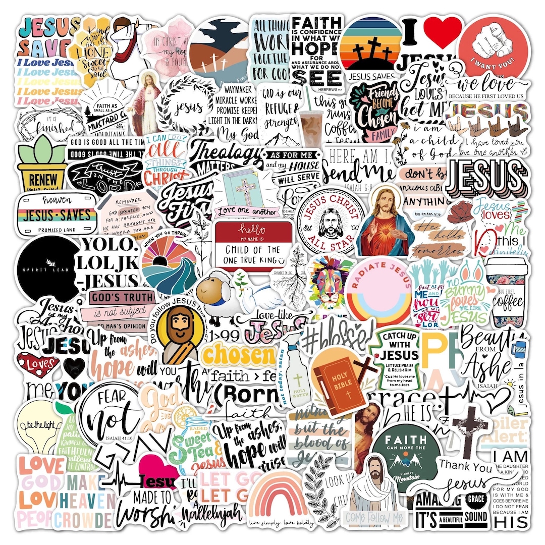Faith-filled Inspiration: Multi Pack Christian Motivational Sticker Set ...