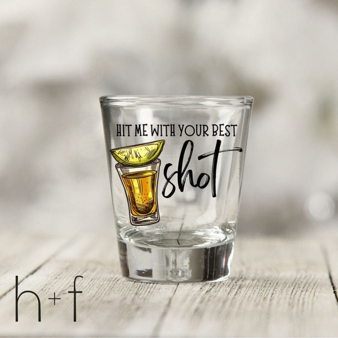 Best Shot UV DTF Sticker for Shot Glasses and More Ready to Apply No ...