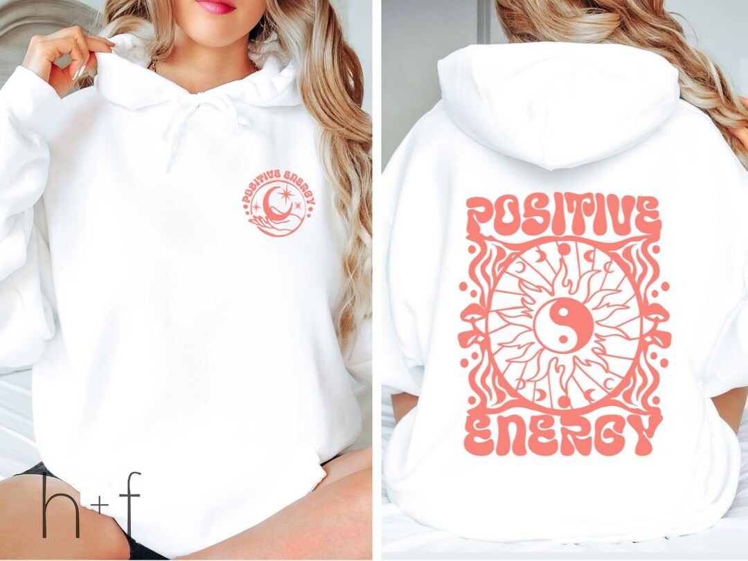 Positive Energy Set DTF Print Heat Transfer, T-shirt Transfer, Ready to ...