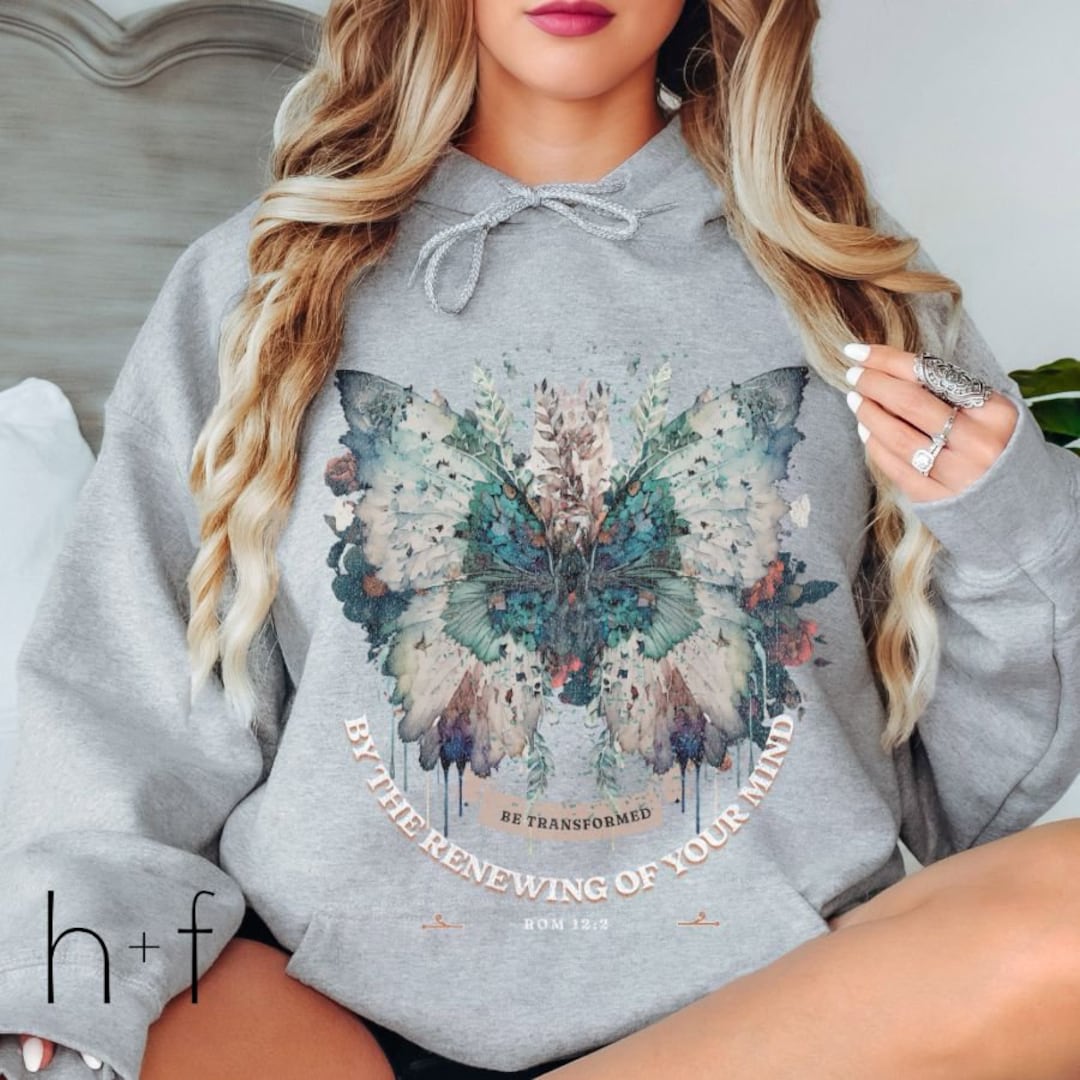 Be Transformed Christian DTF Print Heat Transfer, T-shirt Transfer ...