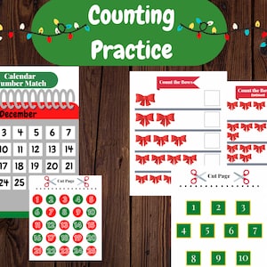 Printable Christmas Busy Book for Toddlers Learning Binder for ...