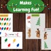 Printable Christmas Busy Book for Toddlers Learning Binder for ...