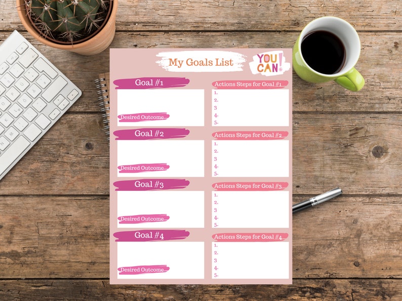 Goal Planner BUNDLE 2023 Goals Tracker SMART Goal Setting - Etsy