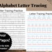 Printable Letter Tracing Bundle Alphabet Letter Tracing ABC Tracing ...