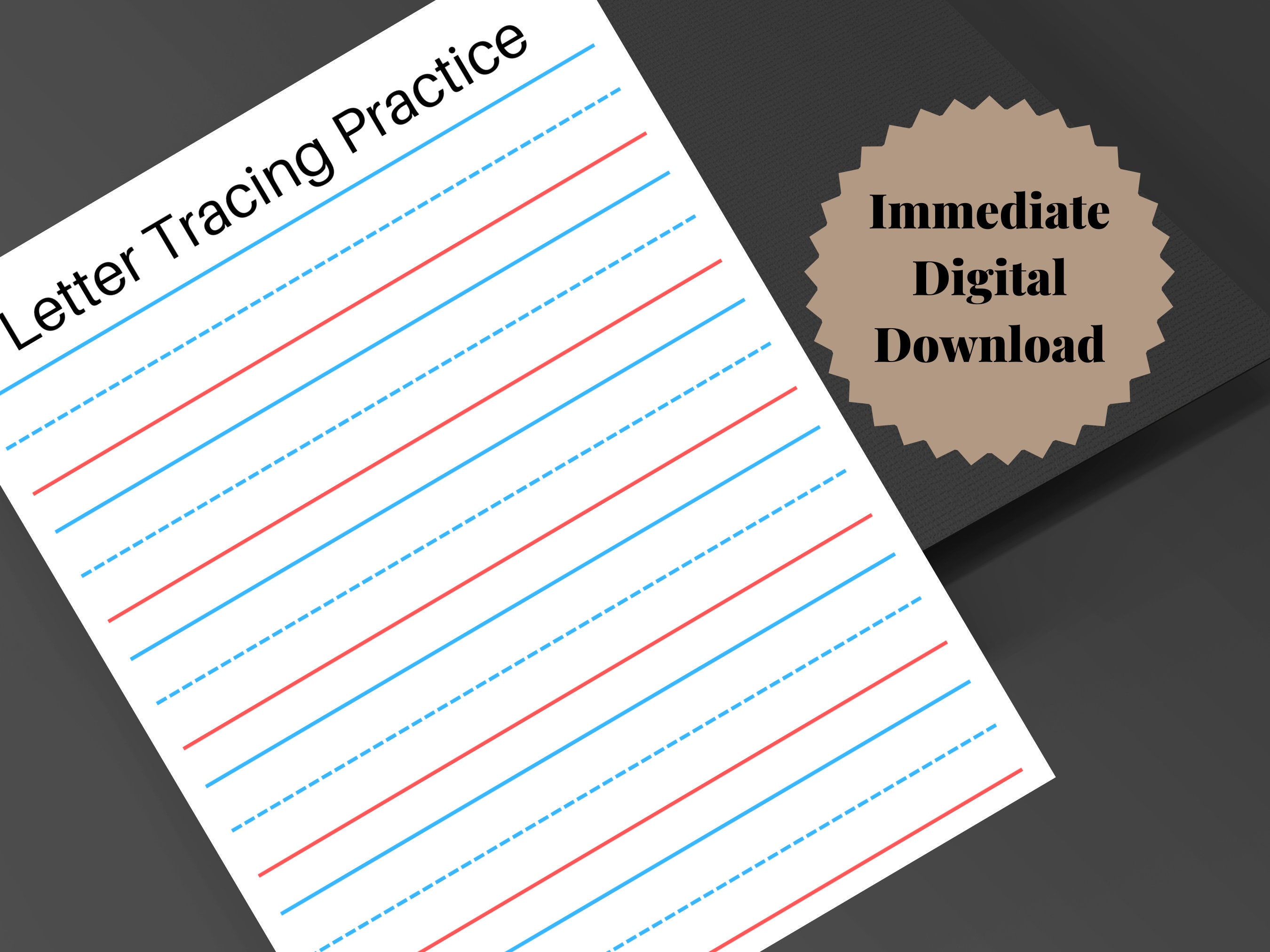 Printable Letter Tracing Bundle Alphabet Letter Tracing ABC Tracing ...