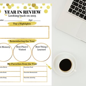 2023 Year in Review Printable Year in Review New Years Activity New ...
