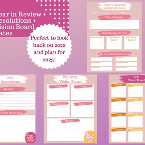 Goal Planner BUNDLE 2023 Goals Tracker SMART Goal Setting - Etsy