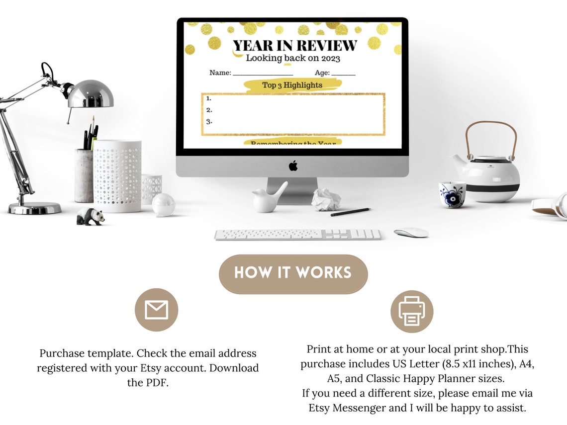 2023 Year in Review Printable Year in Review New Years Activity New ...