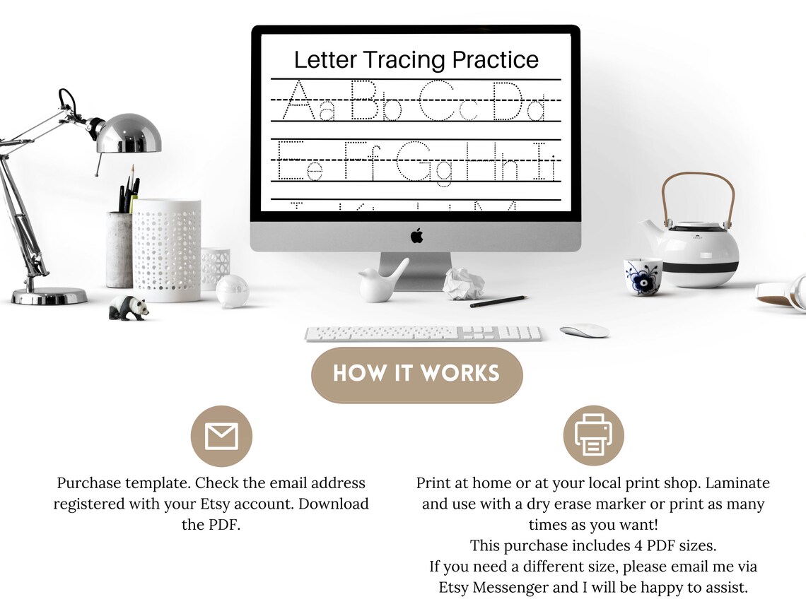 Printable Letter Tracing Bundle Alphabet Letter Tracing ABC Tracing ...