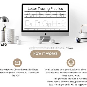 Printable Letter Tracing Bundle Alphabet Letter Tracing ABC Tracing ...