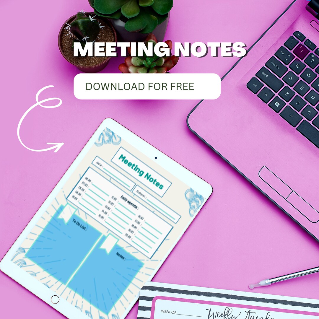 Meeting Notes Template Meeting Minutes Printable Business Etsy meeting-notes-template-meeting-minutes-printable-business-etsy