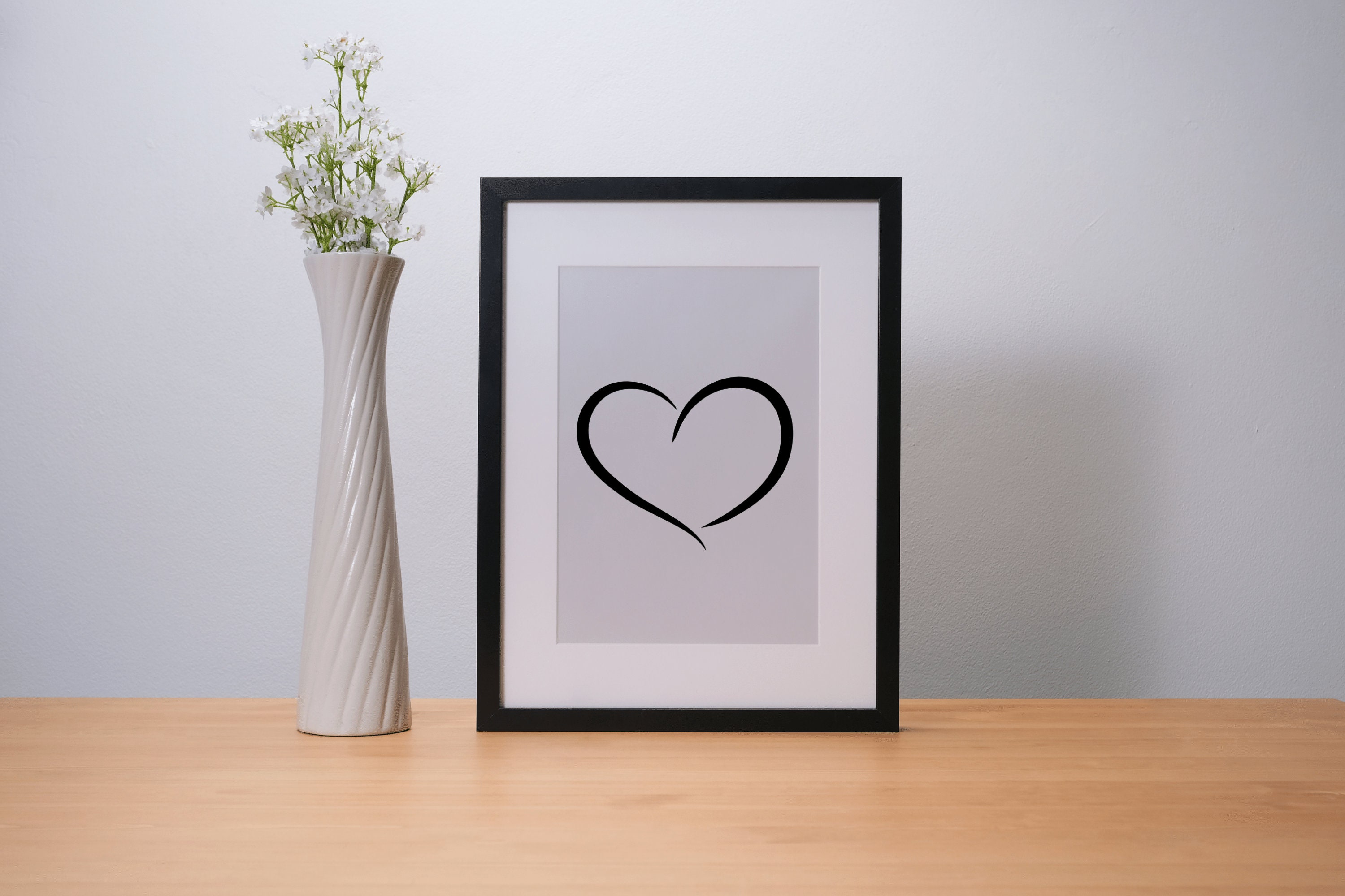 Open Heart Silhouette Tattoo Transparent Svg Png Eps Pdf - Etsy