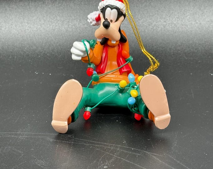 Disney Ornament Goofy in Lights Tree-rific Treasures by Enesco Mickey ...