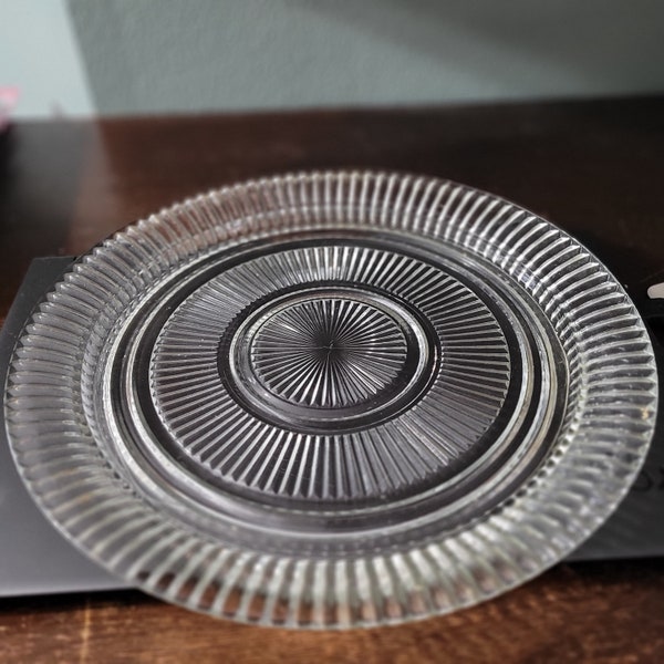 Clear Glass Platter - Etsy