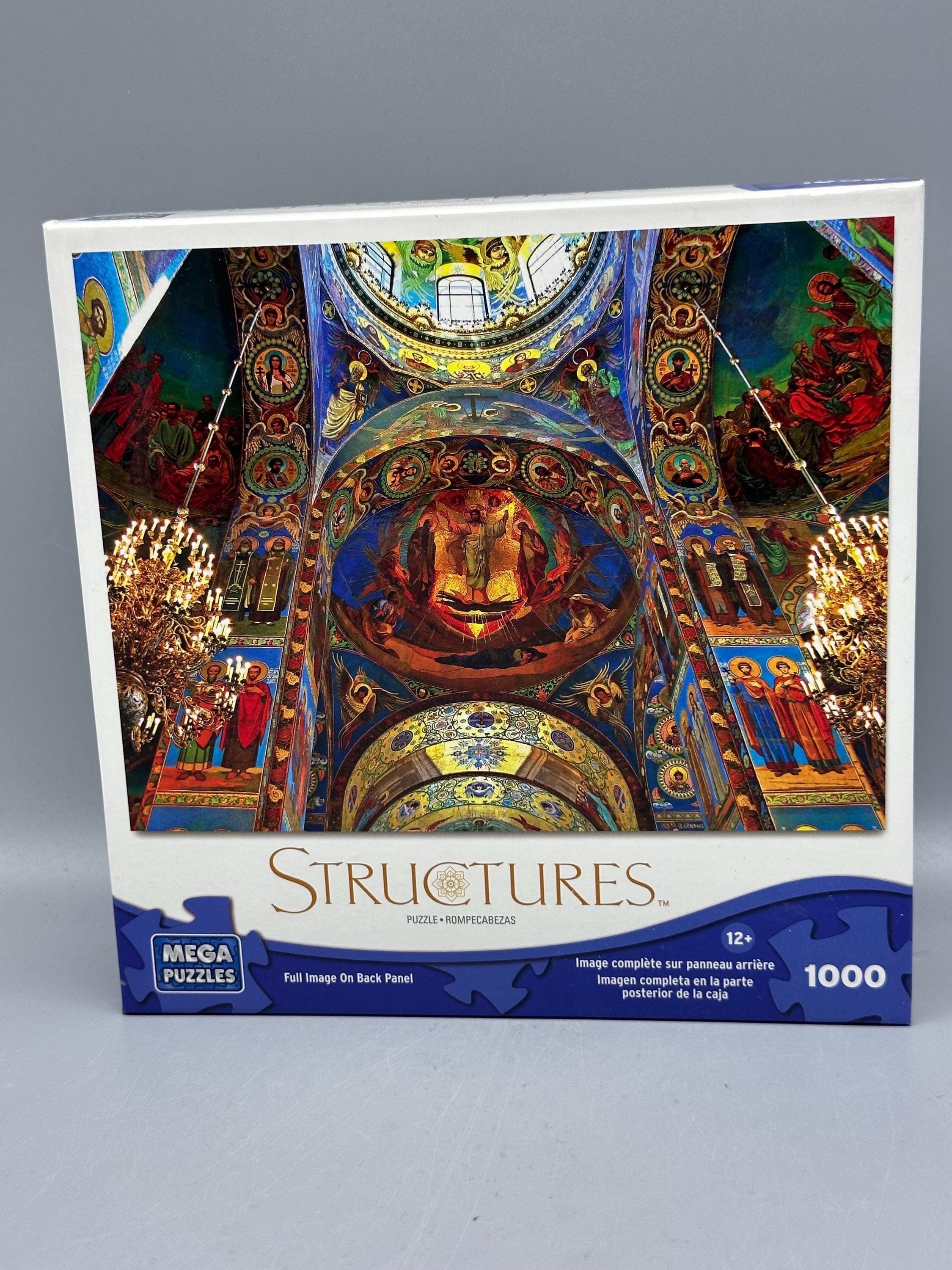 Mega Puzzles Jigsaw Puzzle Structures 1000 Pieces Used Complete - Etsy