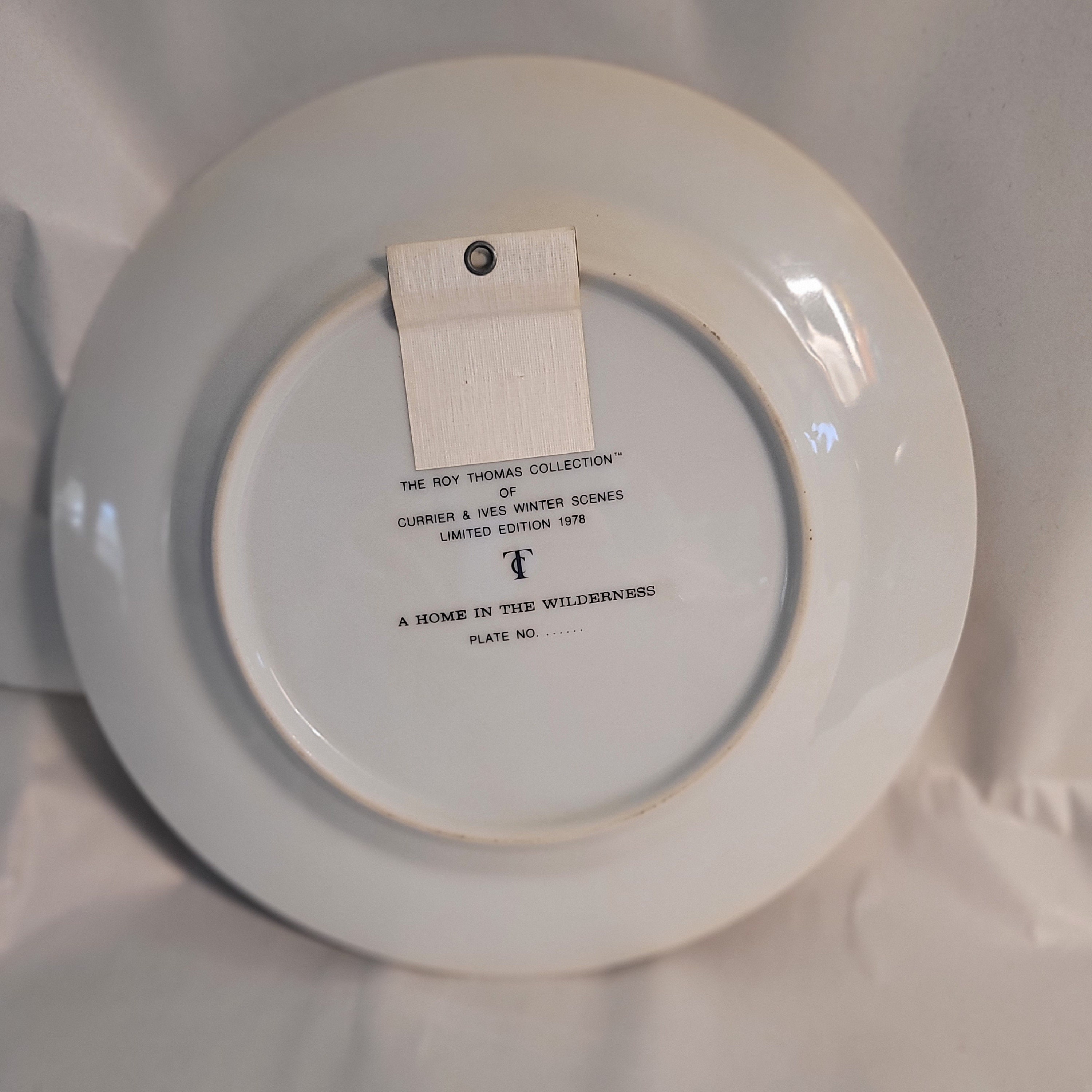 Currier and Ives Limited Edition Winter Scenes Plate a Home in the ...