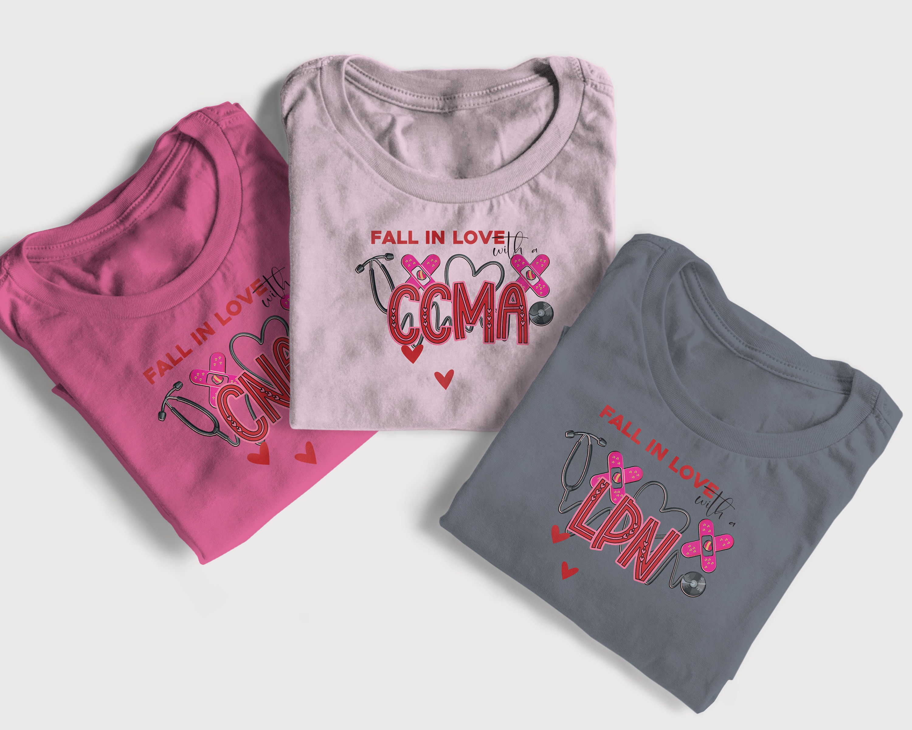 Fall in Love With a CCMA T-shirt, Valentine's Day Medical Gift ...