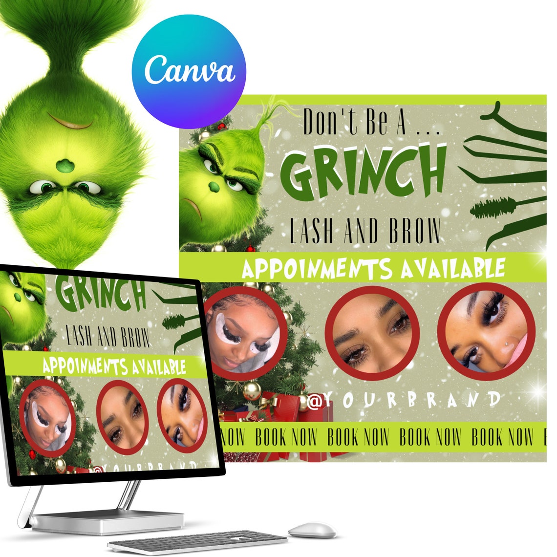 Grinch Christmas Sale Flyer| December Flyer| LASH Specials| Holiday ...