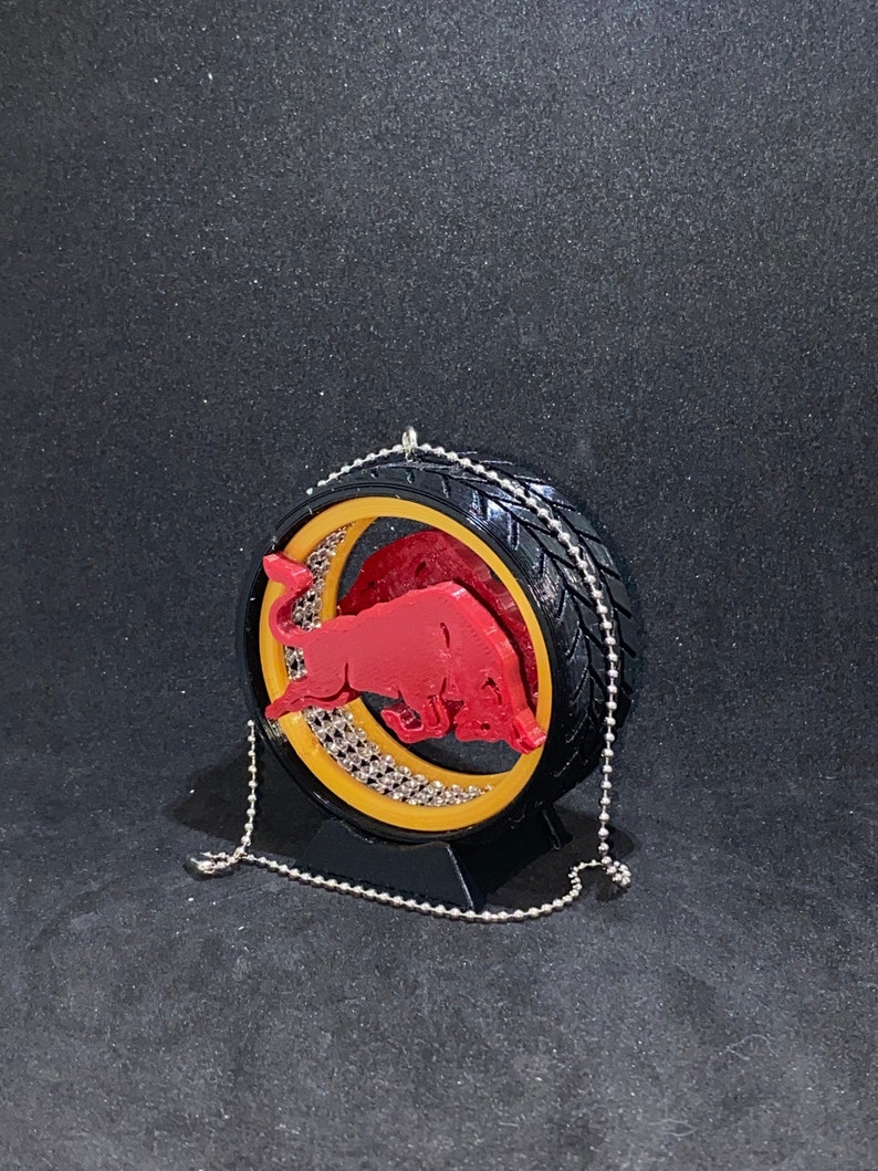 RED BULL Logo Teker Yeni Nesil Elmas Taşlı Dikiz Aynası Süsü - Etsy