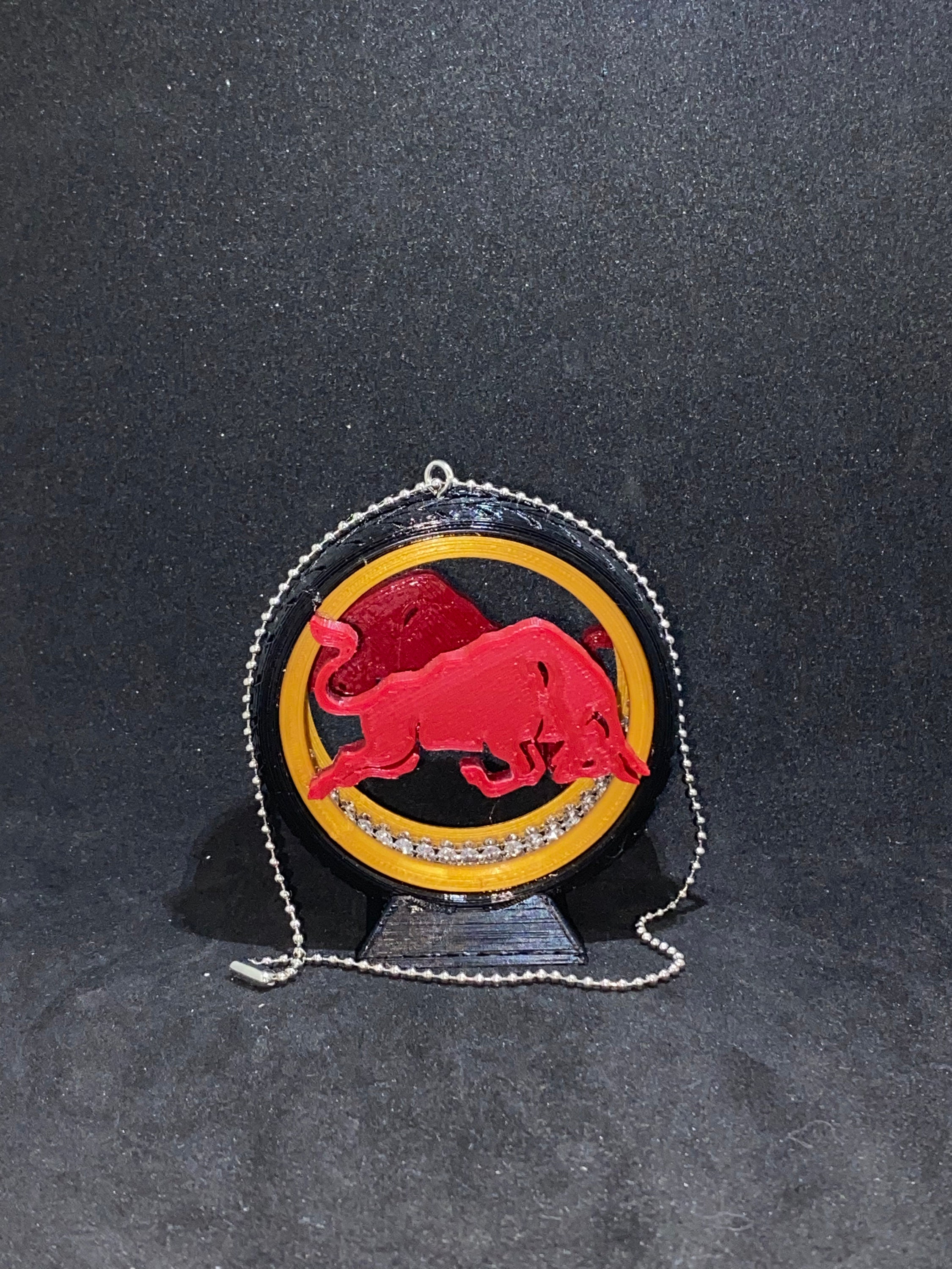 RED BULL Logo Teker Yeni Nesil Elmas Taşlı Dikiz Aynası Süsü - Etsy