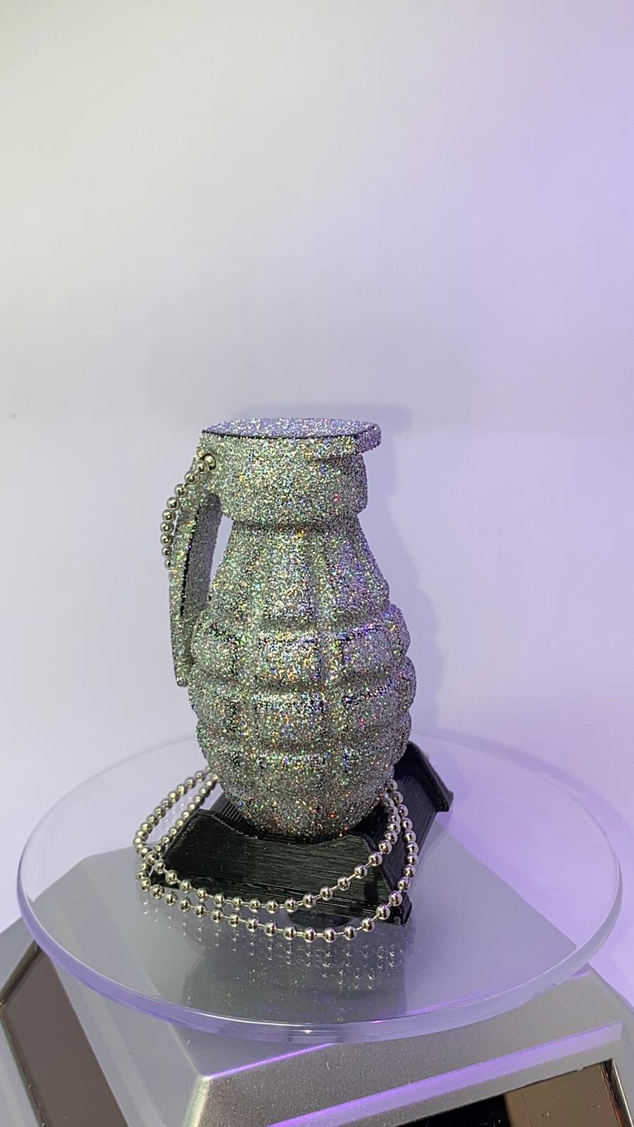 Hand Grenade Complete Sim Coating Rearview Mirror Ornament - Car Mirror ...