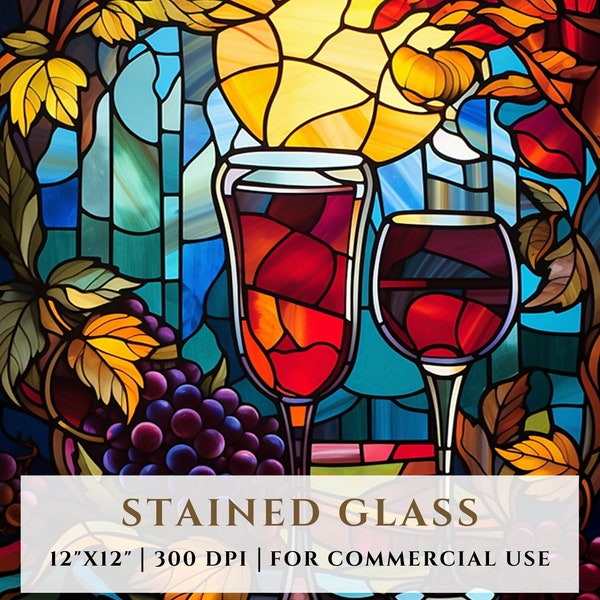 Dancing Girl Stained Glass Pattern, Sublimation Designs, Stained Glass PNG, Faux Stained Glass ...
