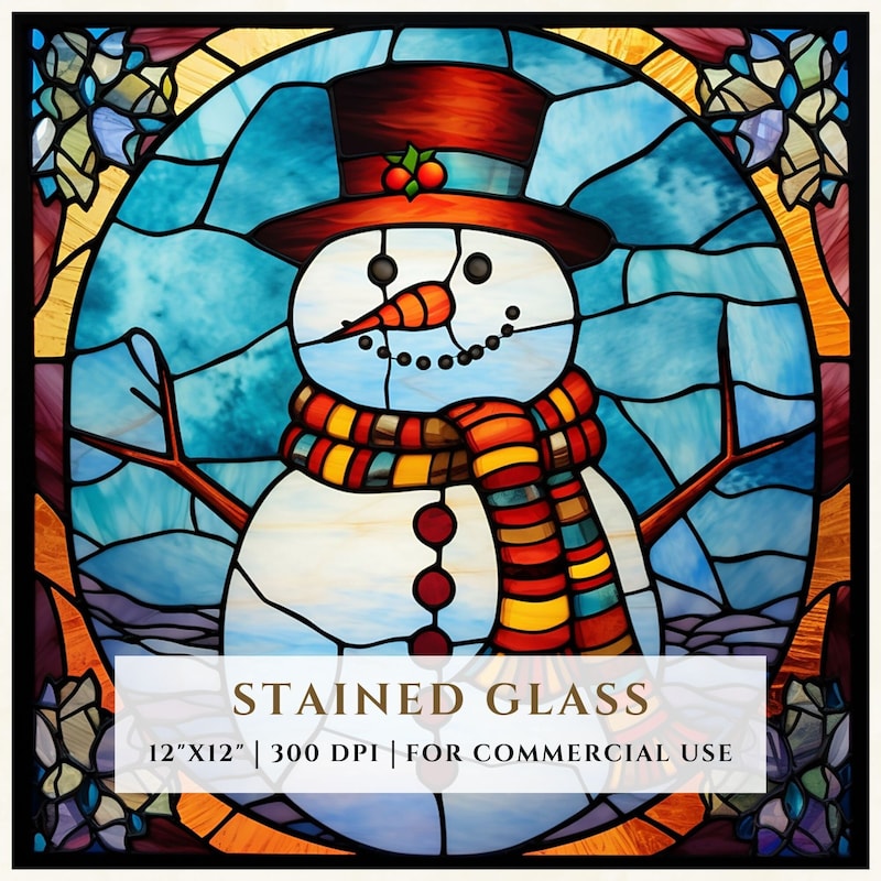 Stained Glass 45 X 45 - Etsy
