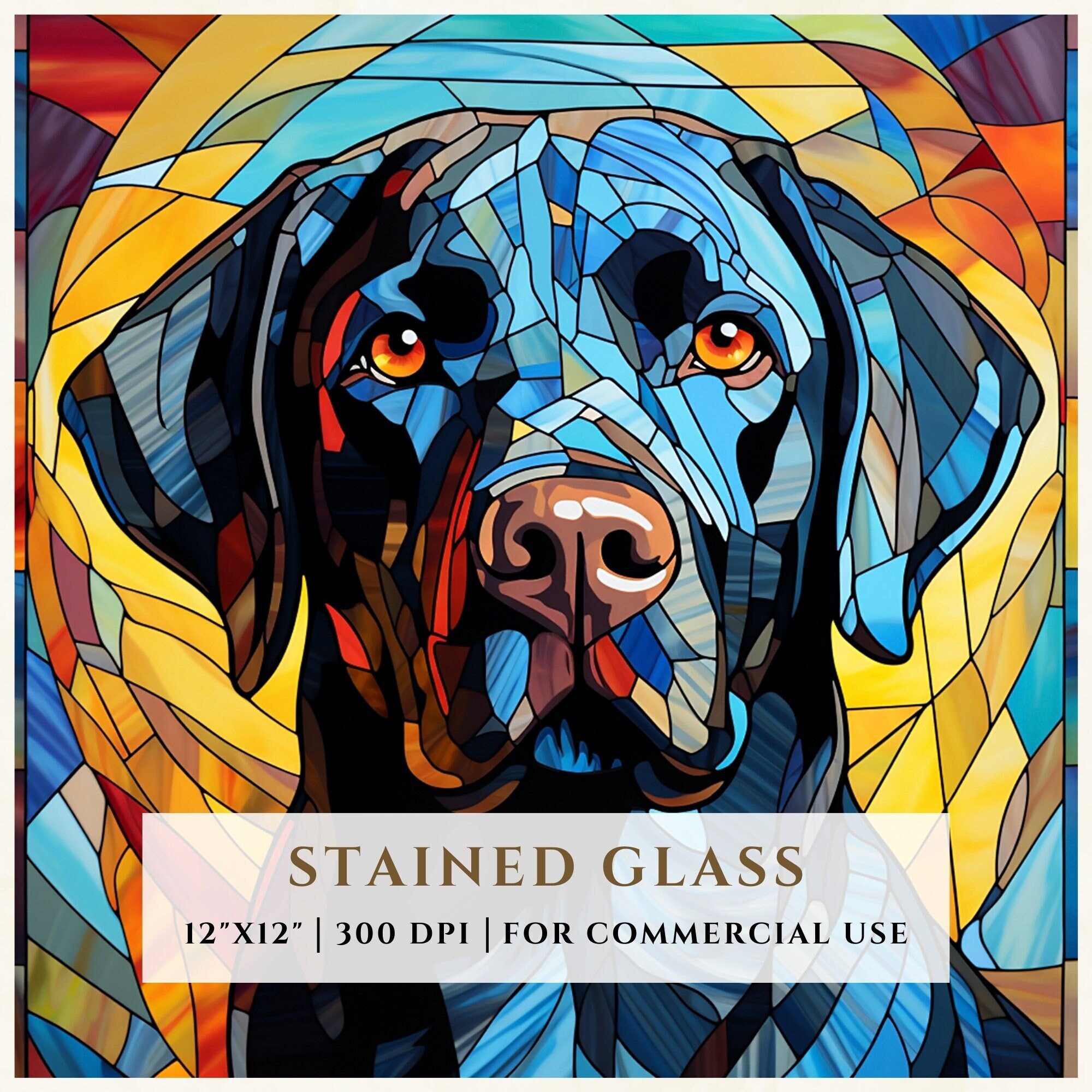 Lab Dog Stained Glass Patterns Stained Glass Picture Of My Dog