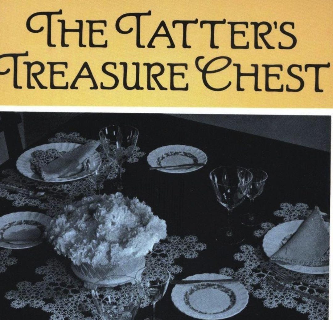 The Tatters Treasure Chest Glorious Tatting Patterns With Detailed ...
