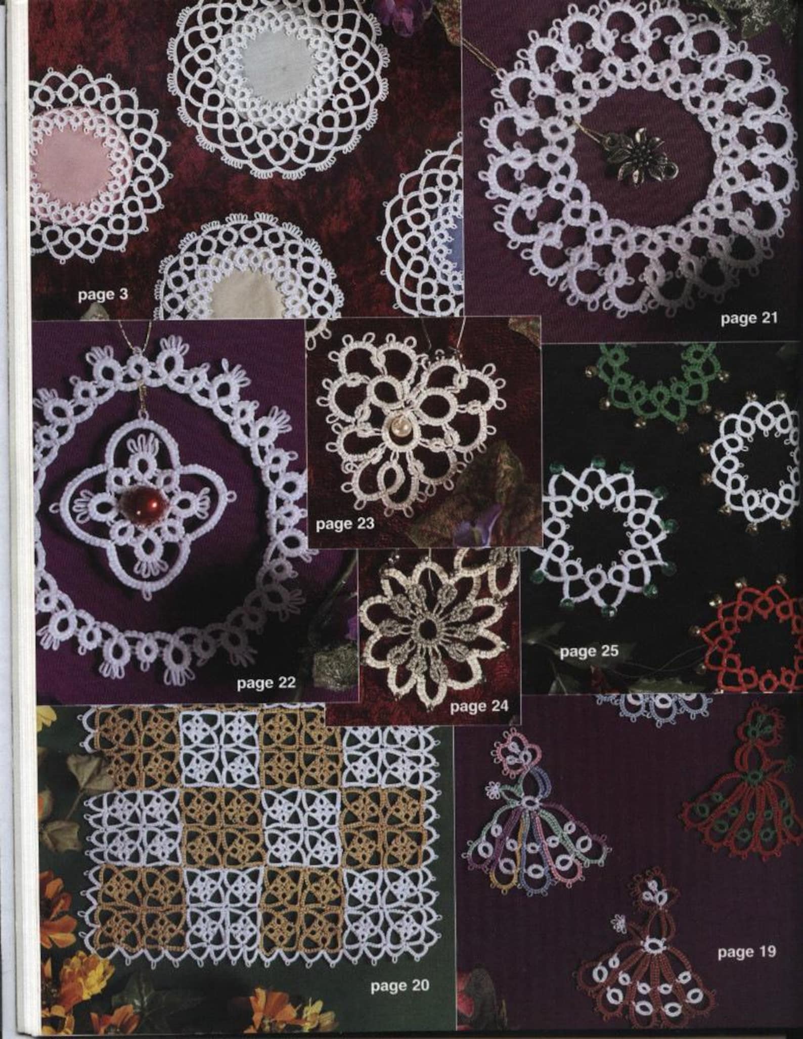 Big Book of Tatting Tatting Designs 30 Pages Glorious Tatting Pattern ...