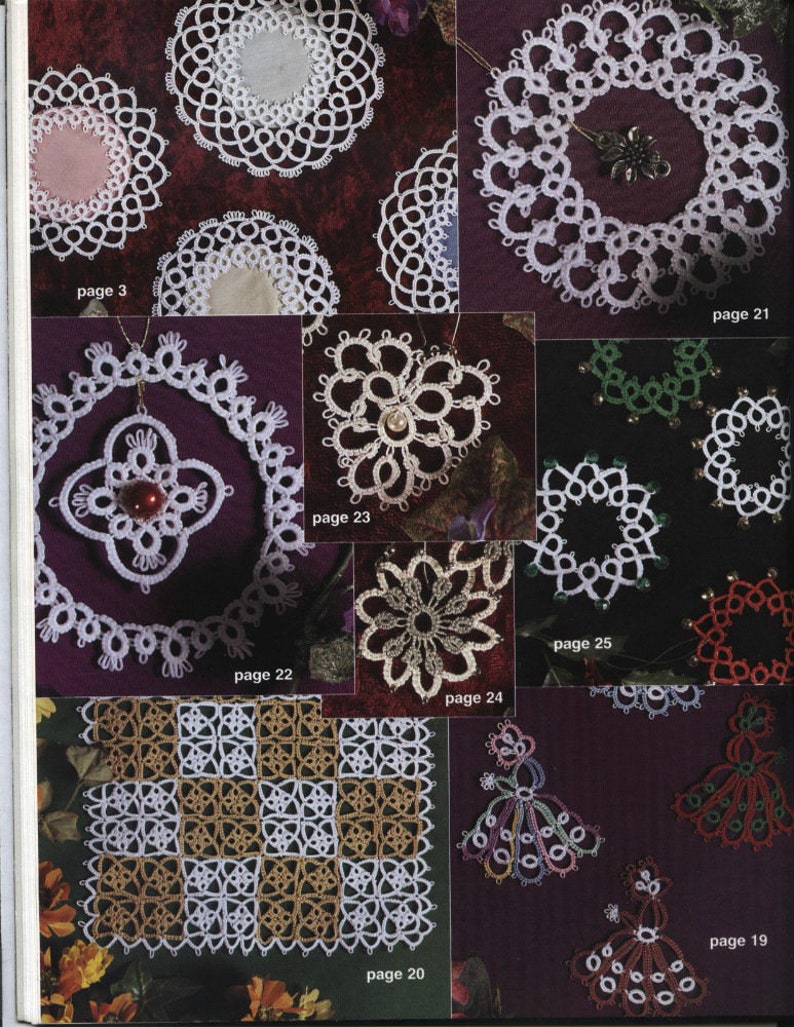 Big Book of Tatting 34 Glorious Tatting Pattern With Detailed ...