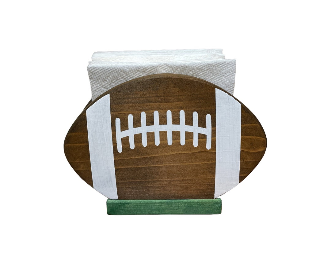 Football Napkin Holder for Use on Dinning Table, Kitchen, Counter Top ...