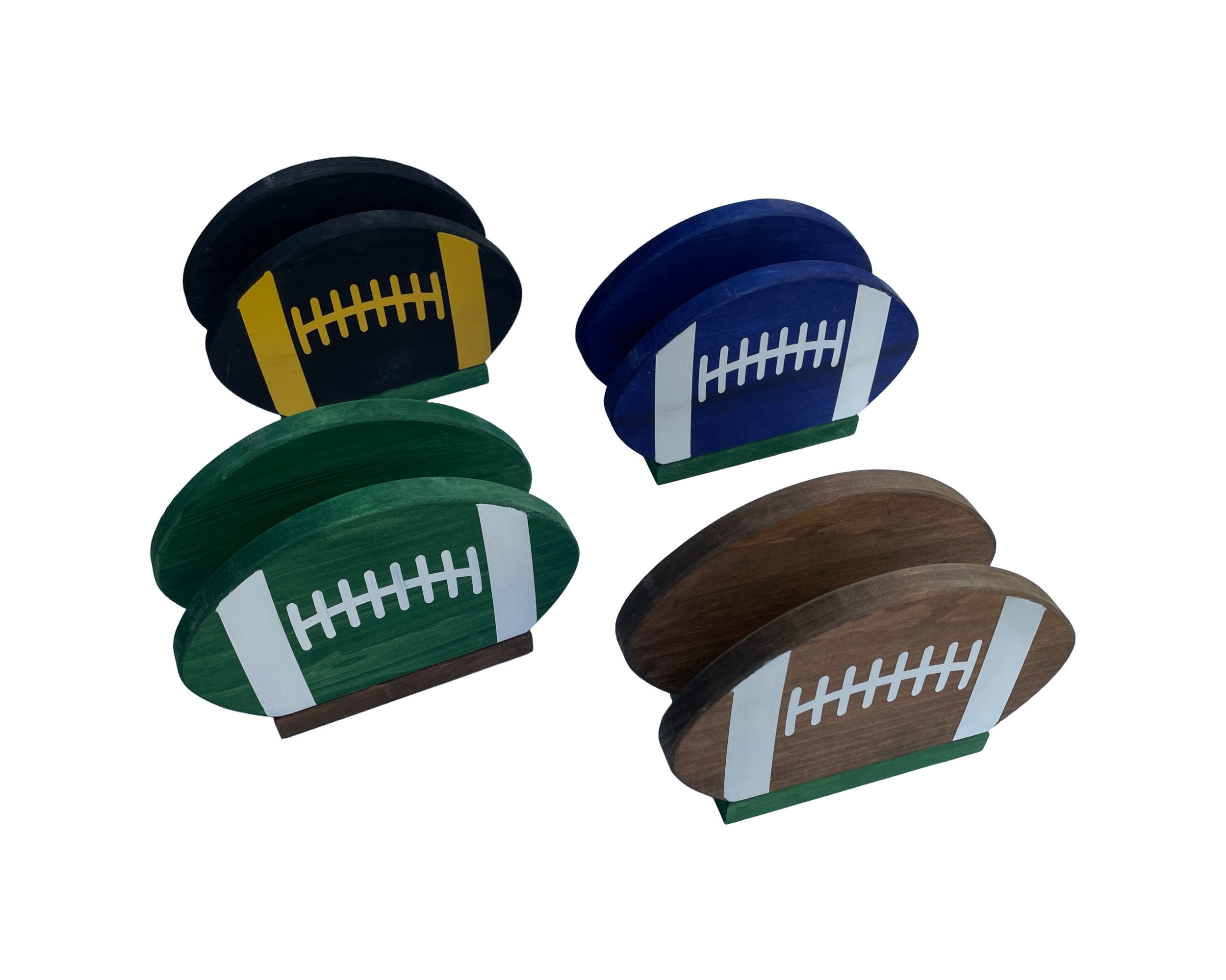 Football Napkin Holder for Use on Dinning Table, Kitchen, Counter Top ...