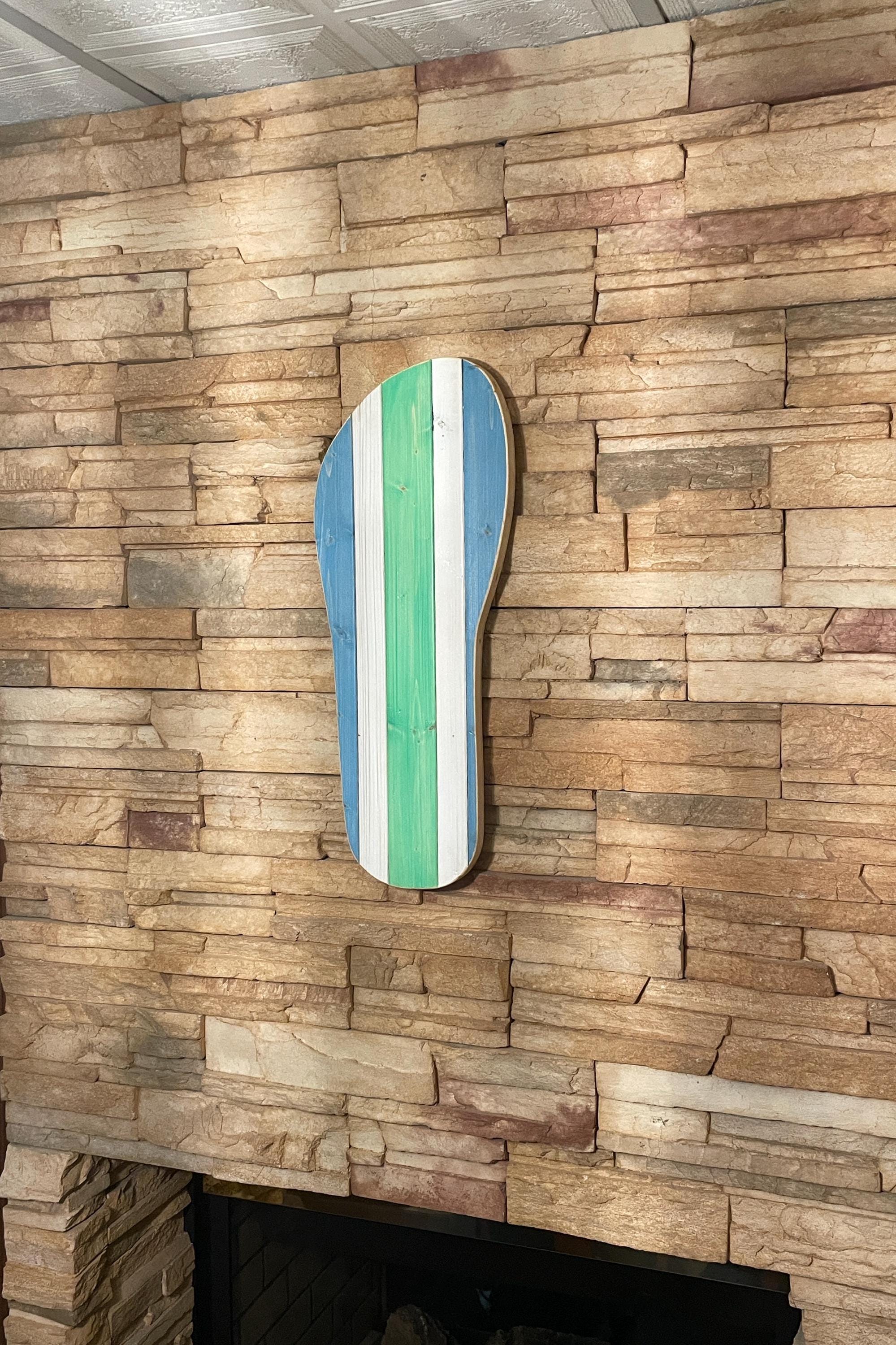 24 Inch Wall Hanging Flip Flop Towel Rack, Beach, Pool Towel Rack - Etsy