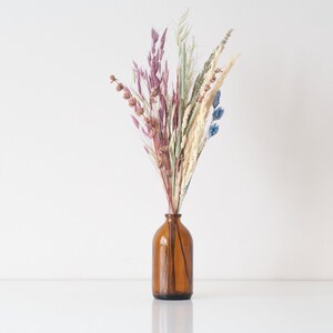 Burgundy DIY Dried Natural Flower Bouquet for Boho and - Etsy