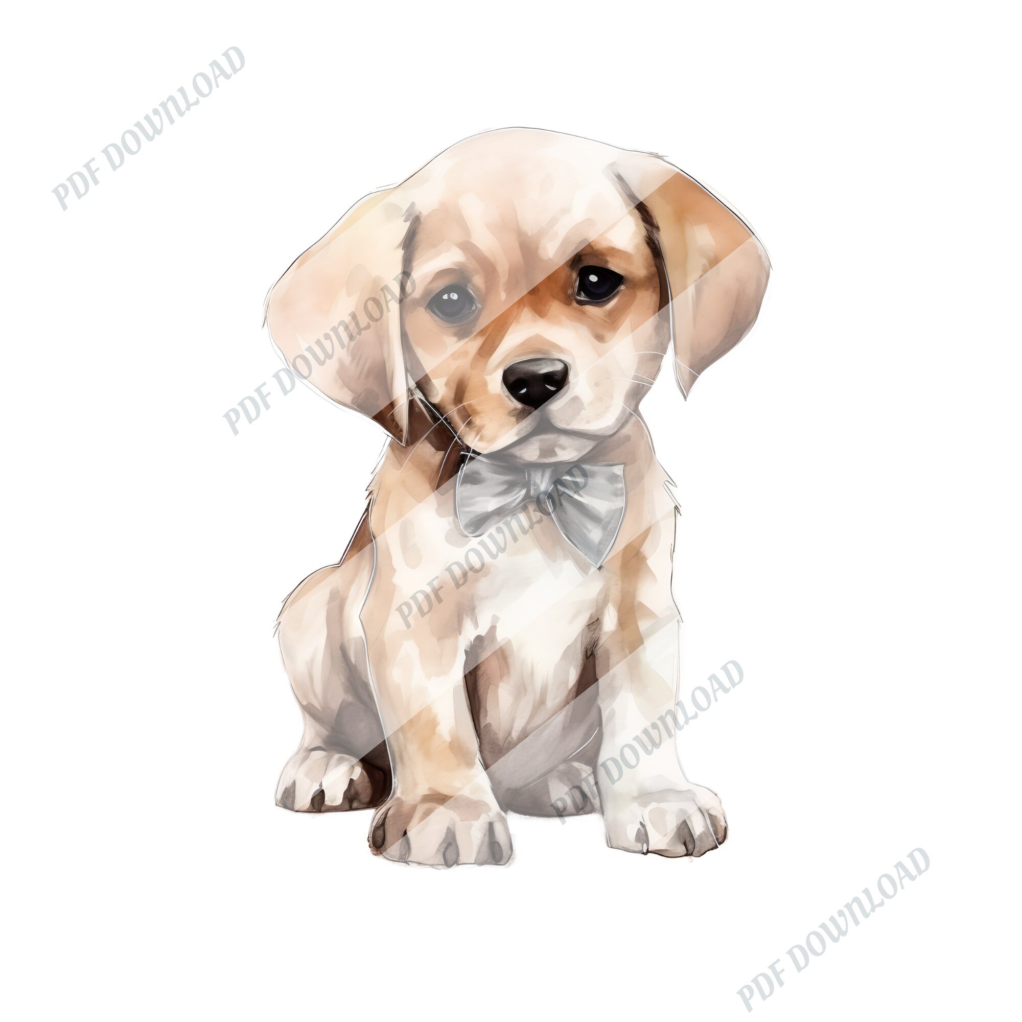Watercolor Puppies Clipart Dog Clipart Puppies Dog PNG - Etsy