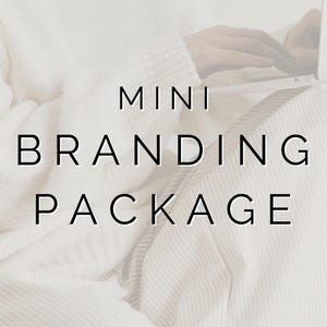 Mini Branding Kit With Custom Logo Style Board | Small Business ...