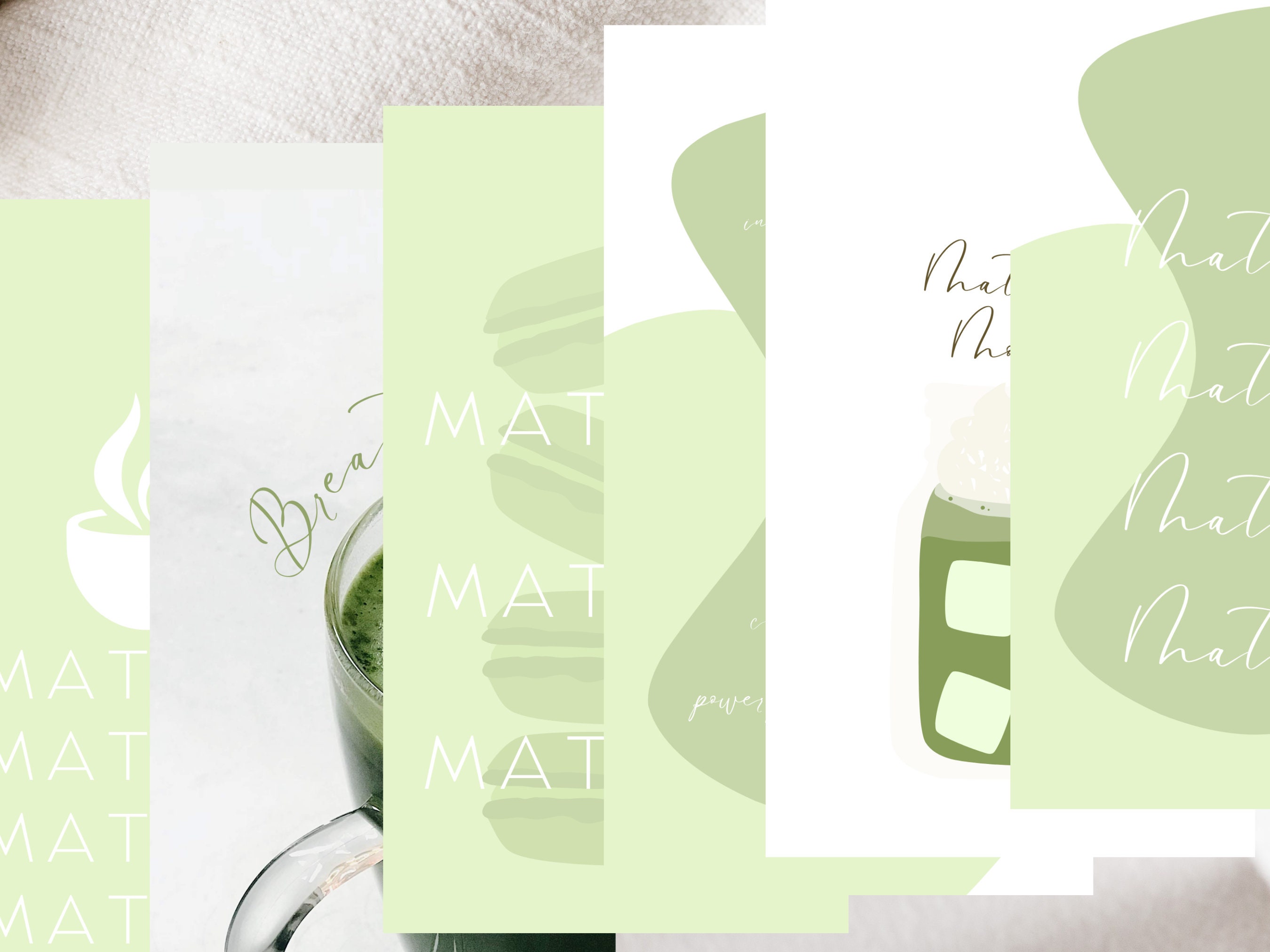IPhone Wallpaper Aesthetic Pack, Matcha Green Aeshetic, Minfulness ...
