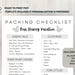 Ultimate Theme Park Packing List | Printable & Editable Travel ...