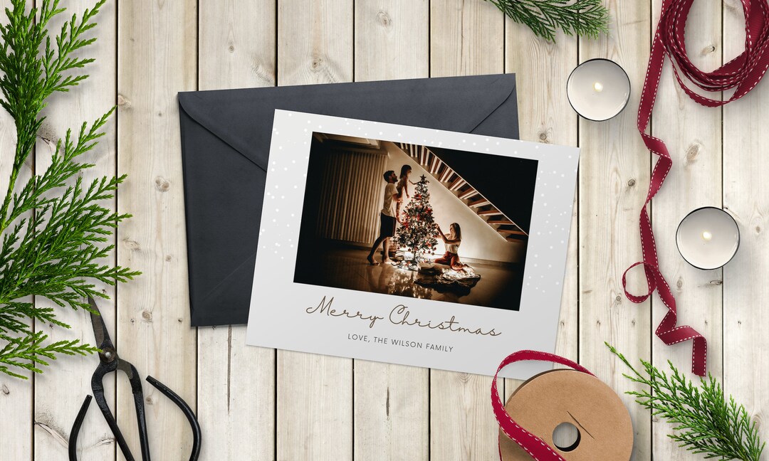 Printable CUSTOM Christmas Card Design Photo - Etsy