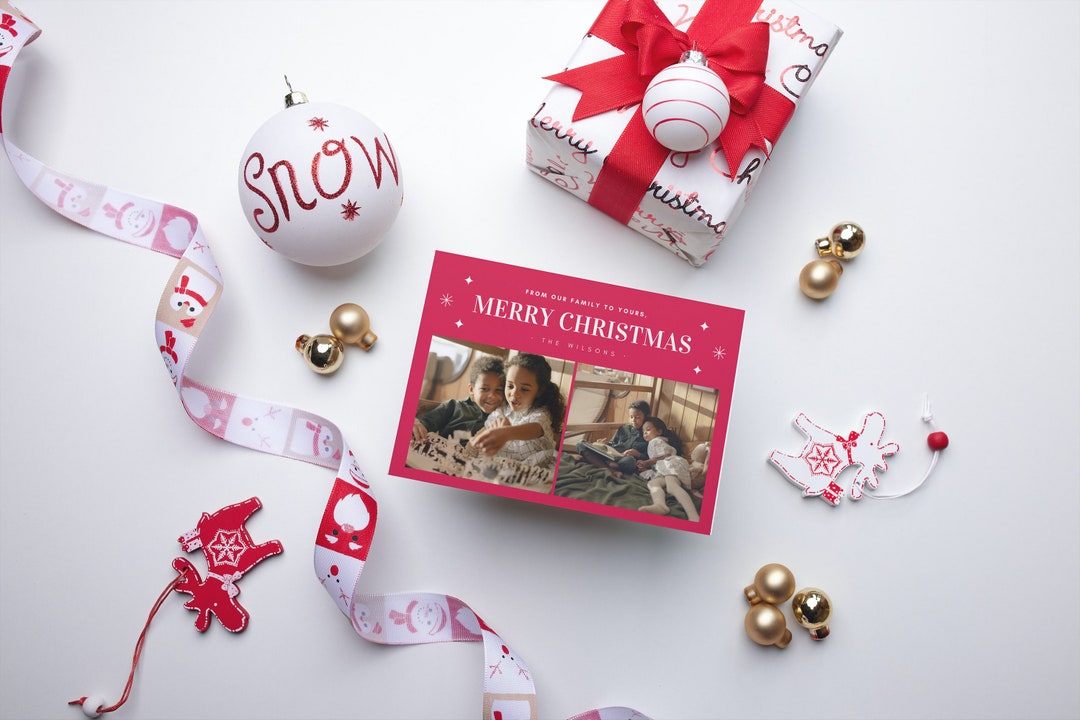 Printable CUSTOM Christmas Card Design Photo - Etsy